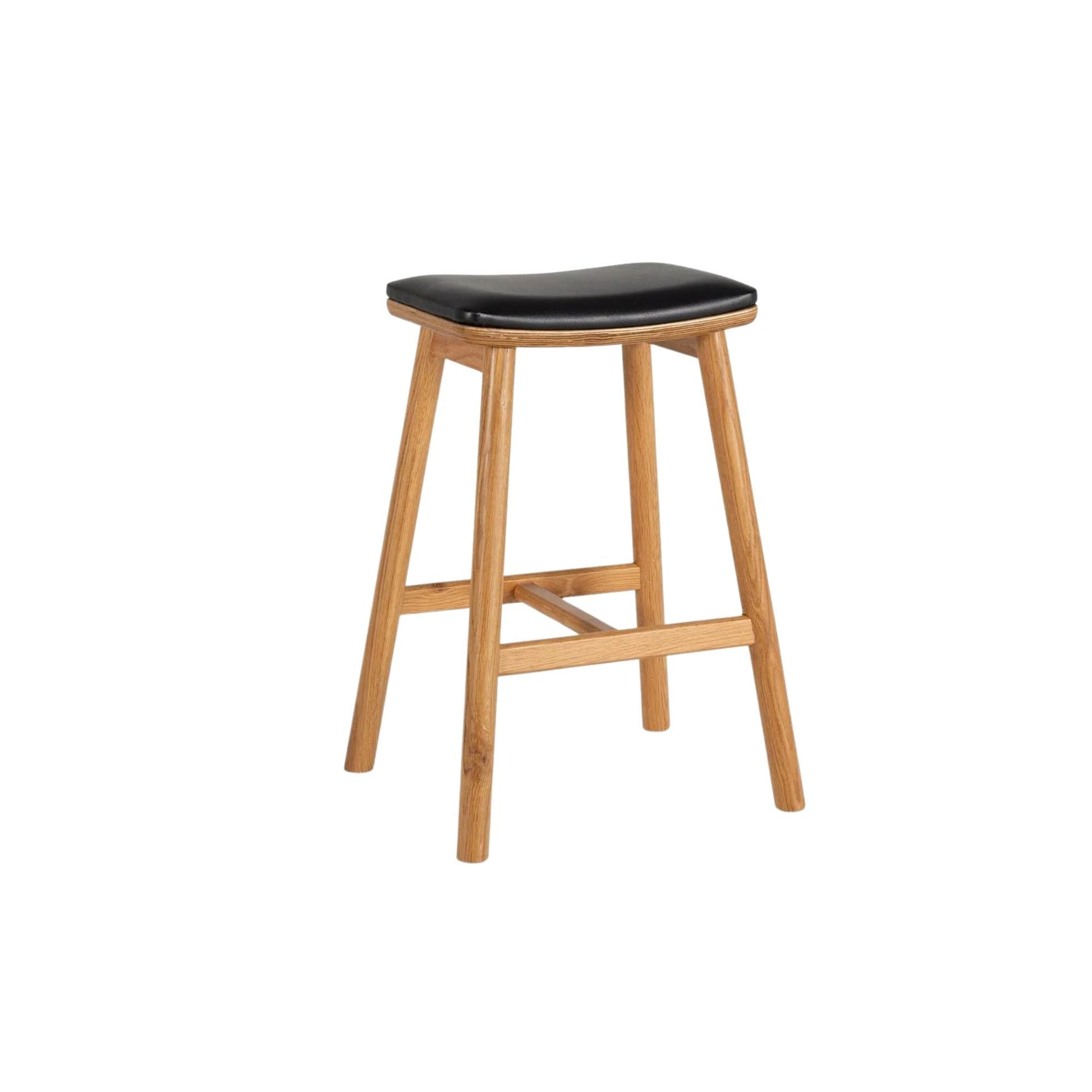 Boden Counter Stool in Solid Lacquered Oak | Bar Seating | FURNISH
