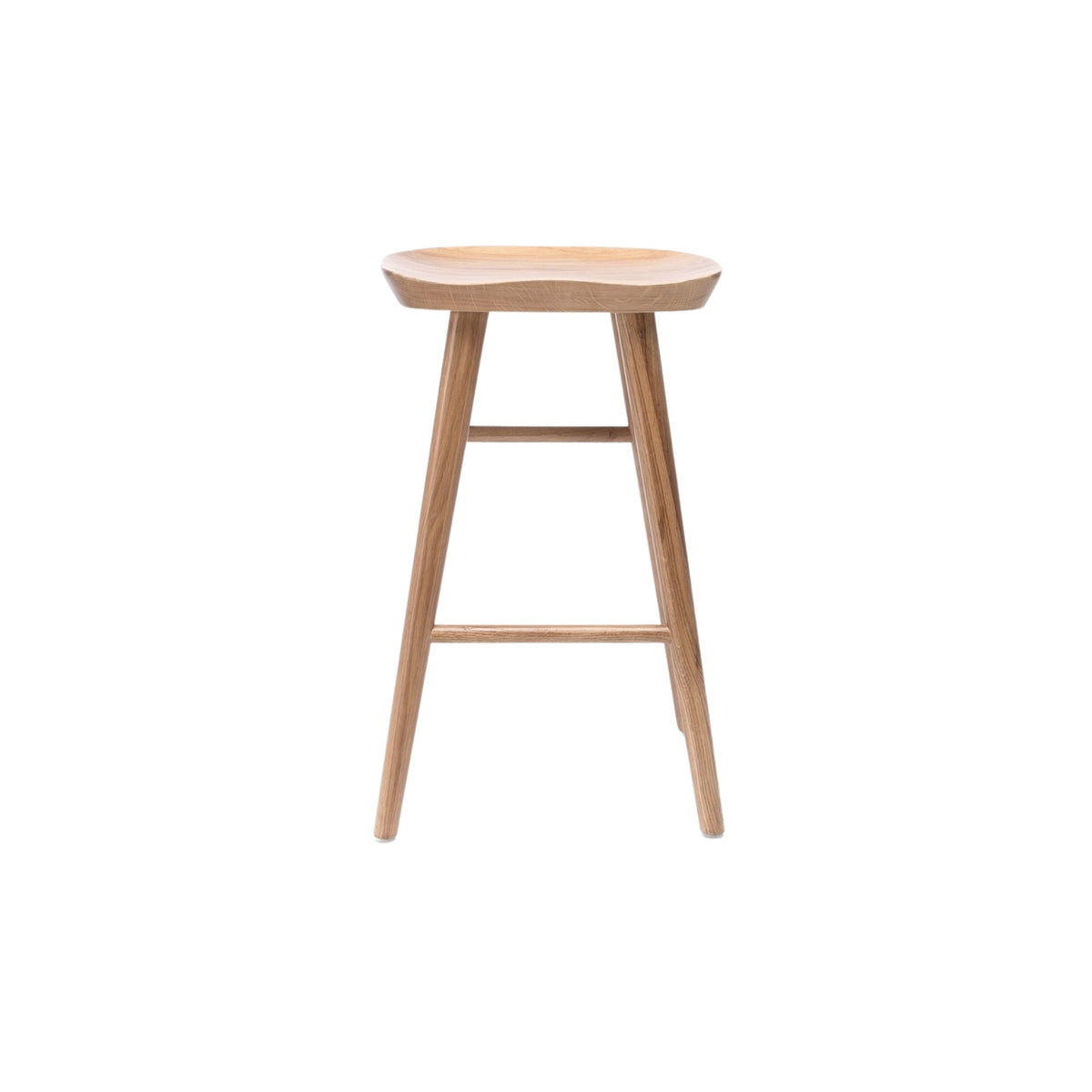 Elin Natural Oak Counter Stool in Natural Lacquered Oak | FURNISH