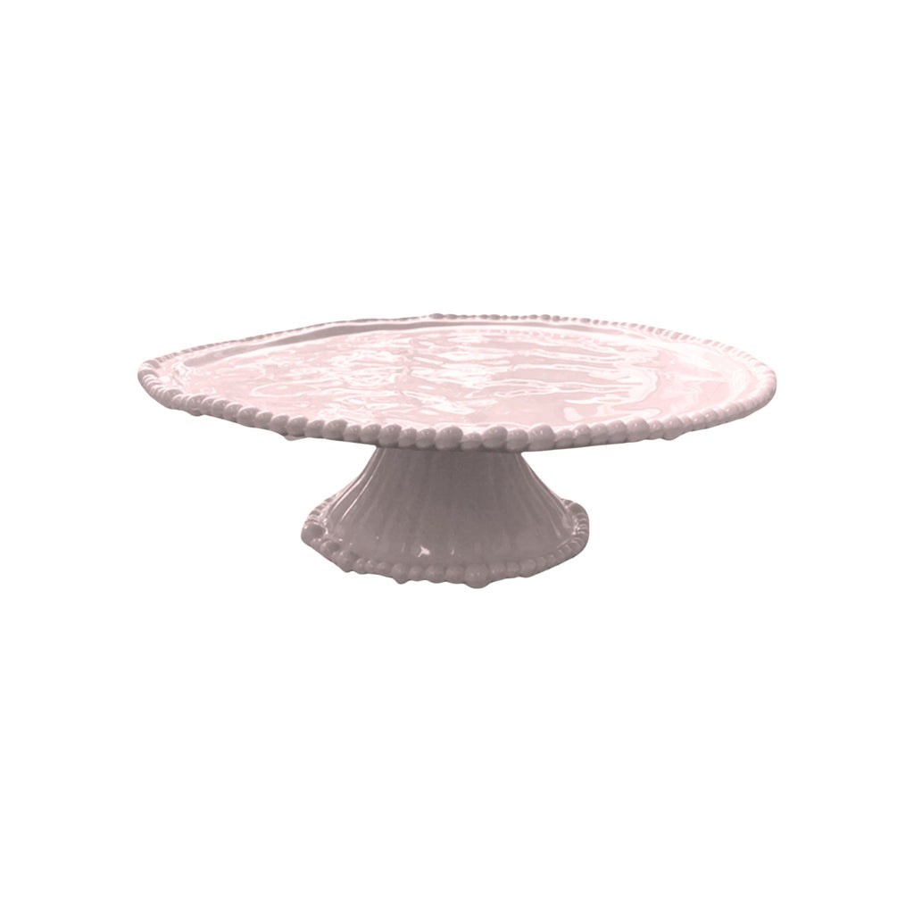 Melamine Pearl Cake Stand French Pink – Elegant Pedestal Cake Plate NZ ...