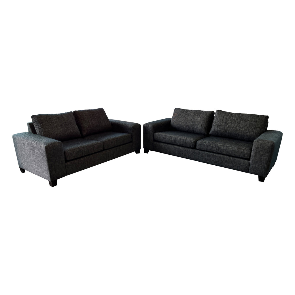 Boston 3+2.5 Seater - NZ Made - Jake Charcoal | FURNISH