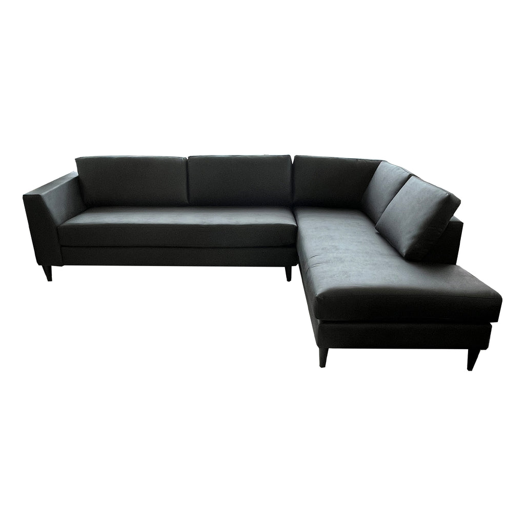 Picasso 3 Seater + Corner Extension Chaise - NZ Made - Eastwood Ebony ...