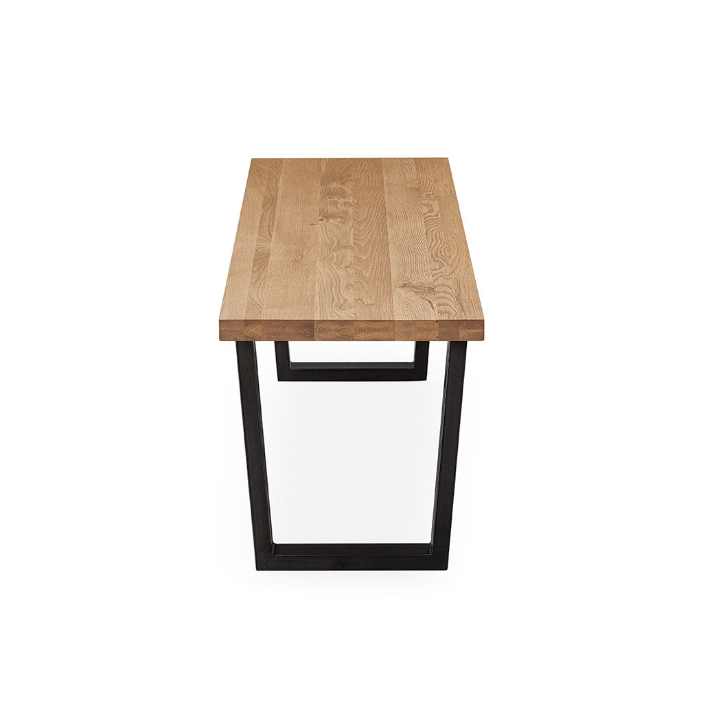 Calia Small Oak Bench | Oak Dining Bench Seat | FURNISH