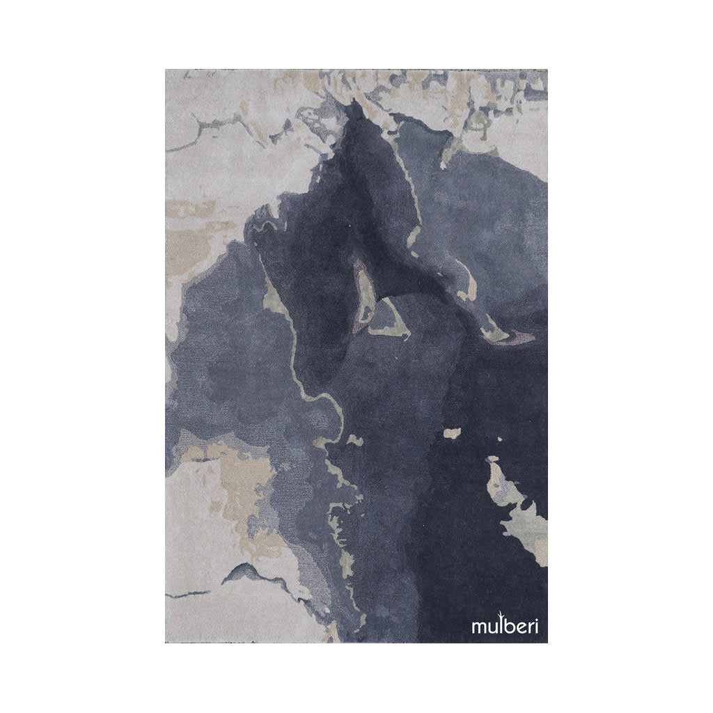 Mulberi Rug - Basalt - Charcoal/Multi | FURNISH